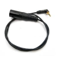 China 0.5M Arri Alexa Mini Audio Cable , Right Angle 3.5 Mm Jack To XLR Cable for sale