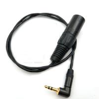 China 0.5M Arri Alexa Mini Audio Cable , Right Angle 3.5 Mm Jack To XLR Cable for sale