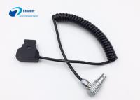 China Wireless Follow Focus Cable Lemo Elbow 6 Pin To D Tap 0.4M Length For DJI for sale
