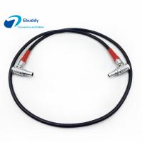 China 0.8M Length Follow Focus Cable LEMO Angled FHG 4 Pin To 4 Pin for sale