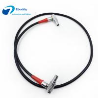China 0.8M Length Follow Focus Cable LEMO Angled FHG 4 Pin To 4 Pin for sale
