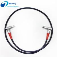 China 0.8M Length Follow Focus Cable LEMO Angled FHG 4 Pin To 4 Pin for sale