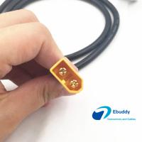 China 12V DC Red Epic Power Cable Male XT60 To LEMO Right Angle Female 6 Pin for sale