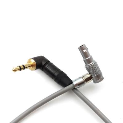 China Gray Color Arri Alexa Mini Audio Cable , 5 Pin Lemo To 3.5 Mm For Camera for sale