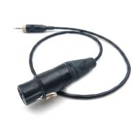 China 0.5M Length Camera Audio Cable , 3 Pin XLR Female To 3.5 Mm Cable For Audio Conversion for sale