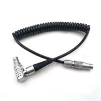 China TILTA Kit LEMO 2pin VAXIS Power Cable 4-Pin To Angled 2pin Power Spring Cable for sale