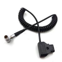 China Vaxis Power Supply Spring Cable Lemo FHG Right Angle 0B 4pin To Dtap Male Cable for sale