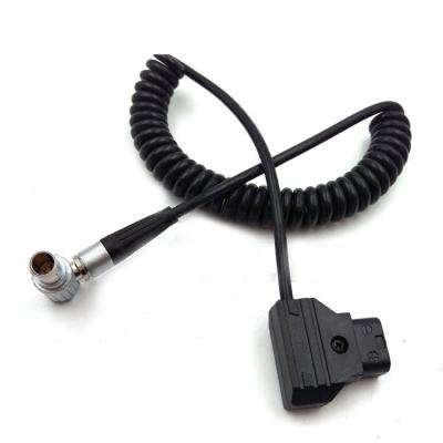 China Vaxis Power Supply Spring Cable Lemo FHG Right Angle 0B 4pin To Dtap Male Cable for sale