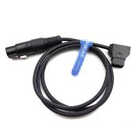China Flexible 4 Pin XLR To Dtap Cable Straight Type For Camera Monitor for sale