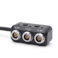 China 15CM D Tap Power Cable To RS 3 Pin Female For Fischer Camera for sale