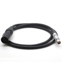 China External Red Camera Monitor Cable , XLR 4 Pin To 6pin Power Cable for sale