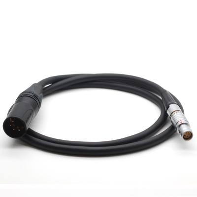 China External Red Camera Monitor Cable , XLR 4 Pin To 6pin Power Cable for sale