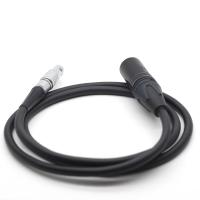 China External Red Camera Monitor Cable , XLR 4 Pin To 6pin Power Cable for sale