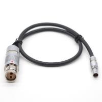 China 0.5M Camera Power Cable Lemo 3 Pin To Fischer 3 Pin For Steadicam Stabilizer for sale