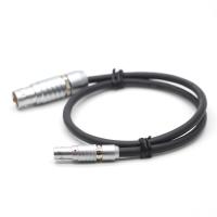 China 4.5mm OD Arri Amira Power Cable Lemo 3 Pin To 8 Pin For Steadicam Stabilizer for sale