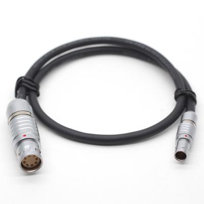 China 4.5mm OD Arri Amira Power Cable Lemo 3 Pin To 8 Pin For Steadicam Stabilizer for sale
