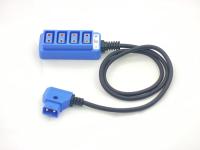 China 10A Current D Tap Power Cable Male To Female 1 Meter Length for sale