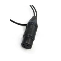 China 60cm Length Red Epic Power Cable XLR 3 Pin Female To Jack 3.5mm for sale