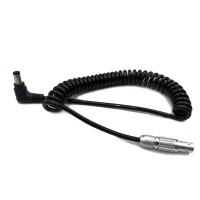 China Power Supply Red Camera Monitor Cable Lemo 2 Pin To DC 2.5MM for sale