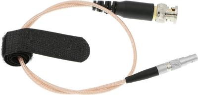 China 24 Inch Straight Red Epic Timecode Cable Lemo 00B 4 Pin To BNC Male for sale
