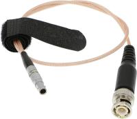 China 24 Inch Straight Red Epic Timecode Cable Lemo 00B 4 Pin To BNC Male for sale