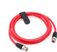China Red Color SDI Camera Cable , 12G BNC Coaxial Cable For 4K Video for sale