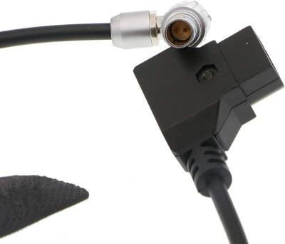China Spring D Tap Power Cable Right Angle Lemo 2 Pin For Teradek ARRI for sale