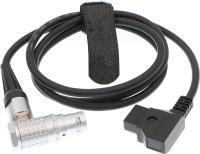 China 4.5mm OD Camera Power Cable Lemo 8 Pin Female Elbow To PTap For ARRI Alexa Mini for sale