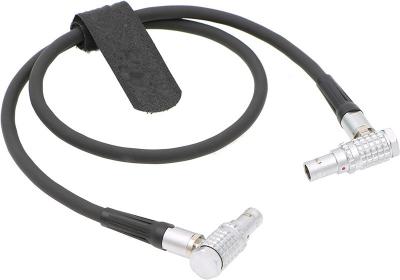 China Right Angle Camera Power Cable Lemo 2 Pin To 2 Pin For ARRI Alexa for sale