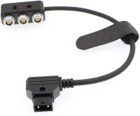 China OD 4mm D Tap Power Cable , 2 Pin Lemo To Dtap Splitter For ARRI Cameras for sale