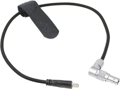 China Rotatable Right Angle 2 Pin Power Cable To USB For ARRI Z CAM E2 for sale