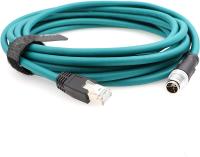 China 8 Position M12 X Coded To Rj45 Cable , Industrial Ethernet Cable For Cognex for sale