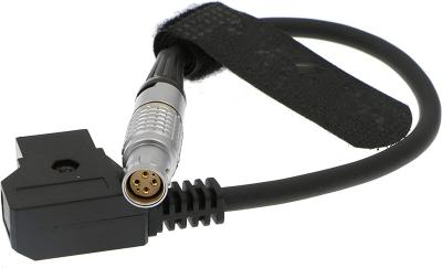 China Flexible Red Camera Monitor Cable , D Tap Power Cable Lemo 6 Pin Female for sale