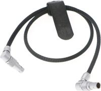 China 20 Inches Red Camera Monitor Cable Right Angle 2 Pin To 2 Pin For Red Komodo for sale