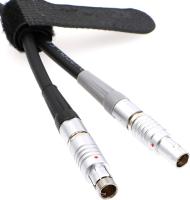 China Straight Arri Alexa Mini Audio Cable , Run Stop Cable 3 Pin Male To 7 Pin Male for sale