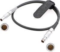 China Straight Arri Alexa Mini Audio Cable , Run Stop Cable 3 Pin Male To 7 Pin Male for sale