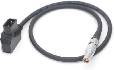 China Straight Camera Power Cable , D Tap To 2 Pin Lemo For RED Komodo for sale