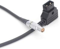 China Straight Camera Power Cable , D Tap To 2 Pin Lemo For RED Komodo for sale
