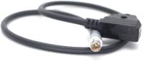 China Black Follow Focus Cable Dtap Male To RS Fischer 3 Pin Male for sale