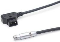 China Black Follow Focus Cable Dtap Male To RS Fischer 3 Pin Male for sale