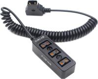China Metal Triple D Tap Splitter Cable 0.5M For Photography Power for sale