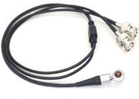 China Sound Devices BNC Timecode Cable 0B 5 Pin Right Angle To Double BNC for sale