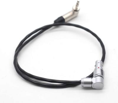China Right Angle Red Komodo Timecode Cable 3.5mm Audio Plug To 9 Pin For Tentacle Sync for sale