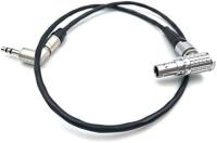 China Right angle Alexa Mini LF Timecode Cable , Tentacle Sync Cable TRS 3.5mm To 0B 5 Pin Plug for sale