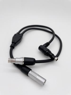 China Black 4 Pin Lemo Cable To Fischer 4 Pin 7 Pin For BNVD AVINS Night Vision Battery for sale