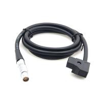 China Straight Red Camera Monitor Cable Lemo 6 Pin Female To D Tap for sale