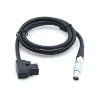 China Straight Red Camera Monitor Cable Lemo 6 Pin Female To D Tap for sale