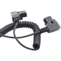 China D Tap Coil Power Cable 1 Meter Length 2 Pin Male To Male For Camera for sale