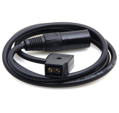 China Female To Male D Tap To XLR 4 Pin Cable For Camera Battery Power Supply for sale