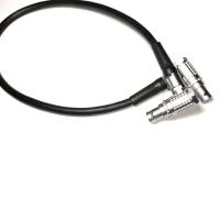 China 20 Inches Red Camera Monitor Cable 16 Pin To 16 Pin Right Angle for sale